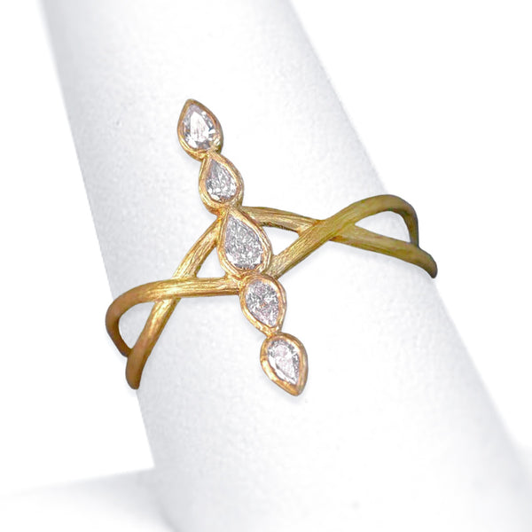 Diamond Line Ring by Laurie Kaiser