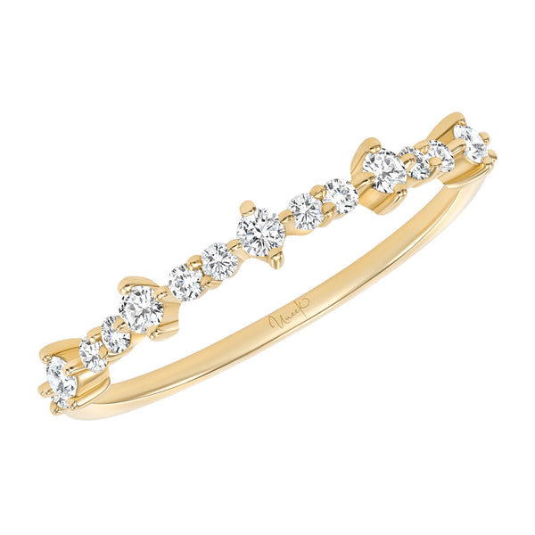 Yellow Gold Diamond Scatter Band available at Talisman Collection Fine ...